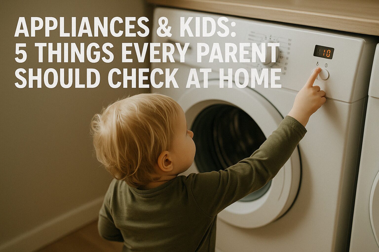 Appliances & Kids: 5 Home Safety Checks for Parents