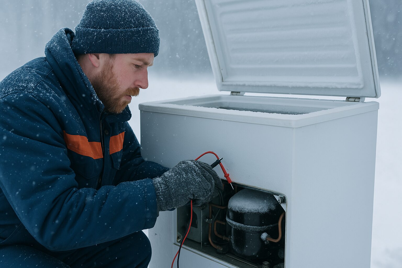 Freezer Repair in +30°C: How We Got It Done